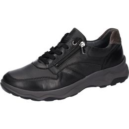 Waldl&auml;ufer Waldl&auml;ufer Herren Sneaker &raquo;H-MAX&laquo; , Bequemschuh, Halbschuh, Schn&uuml;rschuh in Komfortweite H (= sehr weit) schwarz 12,5 (48)