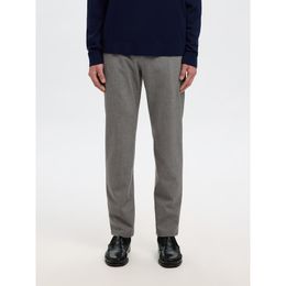 Selected Herren Selected Anzughose &raquo;SLH175-SLIM ROBERT FLEX PANTS NOOS&laquo; grau 34, L&auml;nge 32