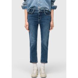 MAC Damen MAC 7/8-Jeans &raquo;DREAM cropped auth.&laquo; Innovativer Hyperstretch Denim mit figurformendem Shaping-Effekt blau 42, L&auml;nge 27