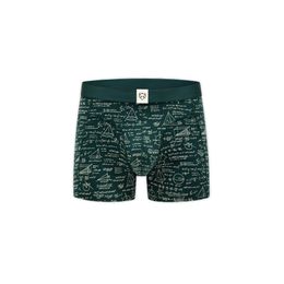 A-dam Boxershorts 'Maths Pro' Herren Gr&ouml;&szlig;e S sand / dunkelgr&uuml;n