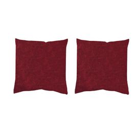 Home Wohnideen Dekokissen &raquo;ELMER 2ER PACK MIT F&Uuml;LLUNG&laquo; rot Polyester B/L: 50cm x 50cm, 2 Stk.