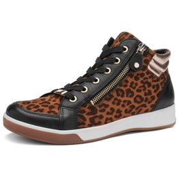 Ara Damen Sneakerboots &raquo;ROM&laquo; Hightop Sneaker, Schn&uuml;rboots mit Kontrastbes&auml;tze 5 (38)