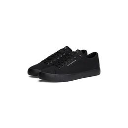 Tommy Hilfiger Herren Sneaker &raquo;HARLEM CORE II CVS&laquo; Freizeitschuh, Halbschuh, Schn&uuml;rer mit Logo-Aufn&auml;her an der Schuhzunge schwarz 47