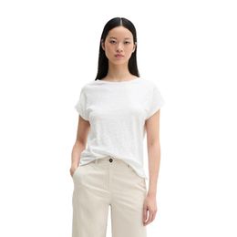 Marc O'Polo Marc O'polo Damen Marc O'Polo T-Shirt regular aus weichem Baumwoll-Slub-Jersey L