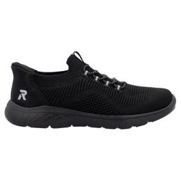 Rieker Sport Damen RIEKER Sport Slip-On Sneaker &raquo;Ready2GO&laquo; , Halbschuh, Freizeitschuh, Slipper mit MemoSoft-Innensohle schwarz 38