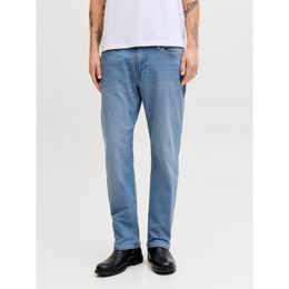Jack & Jones Jack & Jones Herren Straight-Jeans &raquo;JJICLARK JJORIGINAL SQ 2&laquo; Baumwollmischung, straight fit blau 33, L&auml;nge 32
