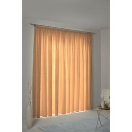 Adam Vorhang &raquo;Urban Cactus&laquo; Kr&auml;uselband 1 Stk. tlg. aus 100% Bio-Baumwolle gelb Jacquard, Baumwolle (Bio-Baumwolle) 145cm, Kr&auml;uselband, 145cm