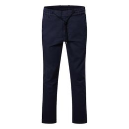 Pierre Cardin Herren Chinohose &raquo;PC-Chambery&laquo; Tunnelzug zur Weitenregulierung blau 38, L&auml;nge 32