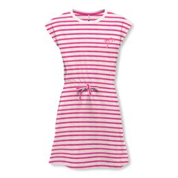 Only Girls Kleid 'Trine' M&auml;dchen Gr&ouml;&szlig;e 122/128 pink / wei&szlig;