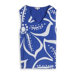 Tom Tailor Top Damen Gr&ouml;&szlig;e S royalblau / wei&szlig;