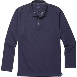 MARVELIS Herren MARVELIS Langarm-Poloshirt blau XL