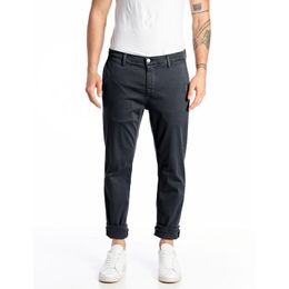 Replay Herren Chinohose &raquo;ZEUMAR&laquo; Slim Fit blau 32, L&auml;nge 32