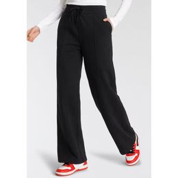 Kangaroos Damen Kangaroos Jogginghose mit weitem Bein - NEUE FARBEN schwarz 40, N-Gr