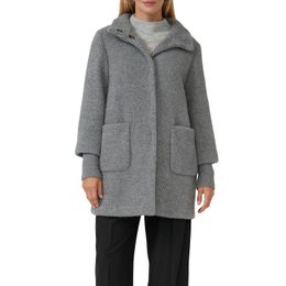 s.Oliver BLACK LABEL Damen s.Oliver BLACK LABEL Wintermantel mit Stehkragen grau 36