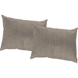 WIRTH Dekokissen &raquo;Torbole&laquo; braun Obermaterial: 90% Polyester, 10% Baumwolle B/L: 40cm x 60cm, 2 Stk.