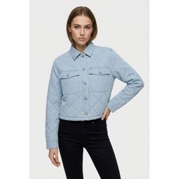 Only Damen Only Kurzjacke &raquo;ONLMIST WASHED QUILT JACKET CC OTW&laquo; im Denim Look mit gesteppter Optik XL