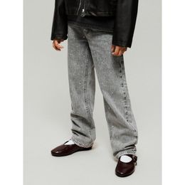 name it M&auml;dchen Straight-Jeans &raquo;NKFROSE STRAIGHT JEANS 3366-BE NOOS&laquo; blau 152, N-Gr