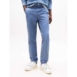Tommy Jeans Herren Chinohose &raquo;TJM AUSTIN CHINO&laquo; in Unifarbe blau 34, L&auml;nge 34