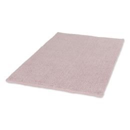 Sch&ouml;ner Wohnen Kollektion SCH&Ouml;NER WOHNEN-Kollektion Badematte &raquo;Bahamas Uni&laquo; H&ouml;he 30 mm fu&szlig;bodenheizungsgeeignet beidseitig verwendbar rosa Baumwolle rechteckig (60cm x 90cm ) (