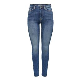 Only Damen Only Skinny-fit-Jeans &raquo;ONLWAUW HW SPARKLE SKINNY DNM&laquo; mit Glitzersteinchen Detail S (36), L&auml;nge 32