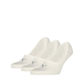 Puma Damen Puma F&uuml;&szlig;linge &raquo;Puma UNISEX FOOTIE 3P&laquo; 3 Paar, 3 Paar tlg. NoShow Socks, atmungsaktiv, elastisches B&uuml;ndchen wei&szlig; 39-42