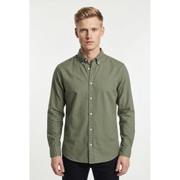 Jack & Jones Jack & Jones Herren Langarmhemd &raquo;JPRBLUHARVEY OXFORD L/S SHIRT SN&laquo; Baumwolle, regular fit gr&uuml;n M, N-Gr