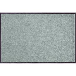 Hanse Home Fu&szlig;matte &raquo;Wash & Clean&laquo; rechteckig 7 mm H&ouml;he Schmutzfangmatte, T&uuml;rmatte, In- und Outdoor, Teppich, L&auml;ufer, waschbar gr&uuml;n Kunstfaser B : 