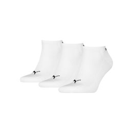 Puma Damen Puma Sneakersocken &raquo;Puma UNISEX CUSHIONED SNEAKER 3P&laquo; 3 Stk. tlg. mit Frottee wei&szlig; 43-46