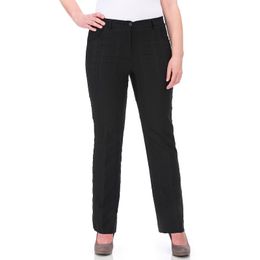 KjBRAND Damen KjBRAND Stoffhose &raquo;Bea&laquo; Sommerhose optimale Passform in Quer-Stretch schwarz 48, N-Gr
