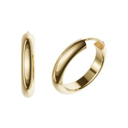 Firetti Damen Paar Creolen &raquo;Schmuck Geschenk Silber 925 Ohrringe 3,9 mm breit&laquo; Made in Germany gold 20, Silber 925 (Sterlingsilber)