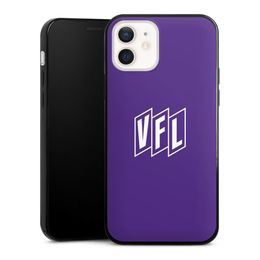 DeinDesign iPhone 12 Handy Slim Case extra d&uuml;nn Silikon Handyh&uuml;lle schwarz H&uuml;lle Logo Official Licensed Product Vfl Osnabr&uuml;ck Silikon Slim Case