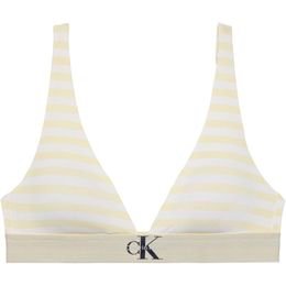 Calvin Klein Underwear Damen Triangel-BH &raquo;LIGHTLY LINED TRIANGLE&laquo; K&ouml;rpernahe Passform mit verstellbaren Tr&auml;gern gelb L (40), N-Gr