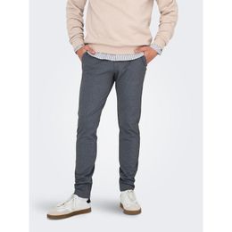 Only & Sons Only & Sons Herren ONLY & SONS Chinos &raquo;ONSMARK SLIM DITSY 020934 PANT NOOS&laquo; Viskosemischung, slim fit blau 29, L&auml;nge 32