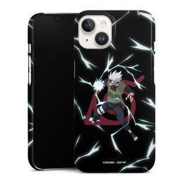 DeinDesign iPhone 14 Handy Premium Case Smartphone Handyh&uuml;lle Schutzh&uuml;lle gl&auml;nzend Naruto Shippuden Official Licensed Product Kakashi Premium Case