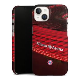 DeinDesign iPhone 14 Handy Premium Case Smartphone Handyh&uuml;lle Schutzh&uuml;lle gl&auml;nzend Fc Bayern M&uuml;nchen Stadium Fcb Premium Case