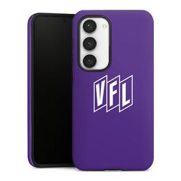 DeinDesign Galaxy S23 Handy Panzer Handyh&uuml;lle robuste Outdoor H&uuml;lle Schutzh&uuml;lle matt Logo Official Licensed Product Vfl Osnabr&uuml;ck Tough Case