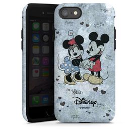 DeinDesign iPhone SE (2020) Handy Panzer Handyh&uuml;lle robuste Outdoor H&uuml;lle Schutzh&uuml;lle matt Vintage Disney Tough Case