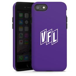 DeinDesign iPhone SE (2022) Handy Panzer Handyh&uuml;lle robuste Outdoor H&uuml;lle Schutzh&uuml;lle matt Logo Official Licensed Product Vfl Osnabr&uuml;ck Tough Case