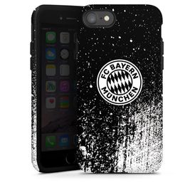 DeinDesign iPhone SE (2022) Handy Panzer Handyh&uuml;lle robuste Outdoor H&uuml;lle Schutzh&uuml;lle matt Fcb Fc Bayern M&uuml;nchen Official Licensed Product Tough Case