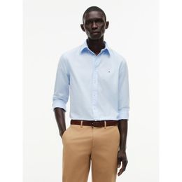 Tommy Hilfiger Herren Langarmhemd &raquo;CORE FLEX POPLIN SOLID Regular Fit SHIRT&laquo; Regular Fit Flex Cotton blau M (48/50), N-Gr