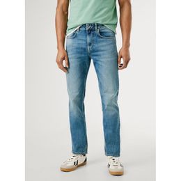 Pepe Jeans Herren Straight-Jeans &raquo;CASH&laquo; Regular Waist blau 33, L&auml;nge 32