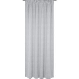WIRTH Vorhang &raquo;Torbole&laquo; Multifunktionsband 1 Stk. tlg. grau Jacquard, Baumwolle, Polyester 145cm, Multifunktionsband, 132cm
