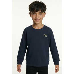 name it Jungen Sweatshirt &raquo;NMMVALLEN LS NREG SWEAT UNB&laquo;, Baumwollmischung, regular fit blau 116