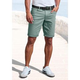John Devin Herren Jeansshorts &raquo;5-Pocket Shorts&laquo; aus elastischer Denim-Qualit&auml;t gr&uuml;n 33, N-Gr