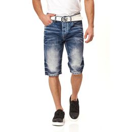 Cipo & Baxx Cipo & Baxx Herren Jeansbermudas Baumwolle, regular fit blau 32, N-Gr