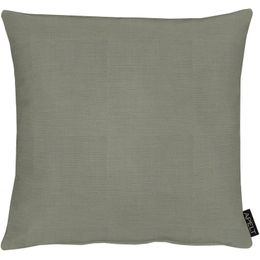 Apelt Dekokissen &raquo;Apart&laquo; Kissenh&uuml;lle mit F&uuml;llung, 1 St&uuml;ck grau Polyester B/L: 39cm x 39cm, 1 Stk.
