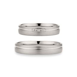 Phoenix Ph&ouml;nix Trauring &raquo;Schmuck Geschenk Silber 925 Trauring Ehering LIEBE versch. Varianten&laquo; Made in Germany - wahlweise mit oder ohne Brillanten silber 52,