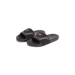 Tommy Jeans Herren Pantolette &raquo;Tommy Jeans SEASONAL POOL SLIDE&laquo; Poolslides, Sommerschuh, Schlupfschuh mit Kontrastbes&auml;tzen 44