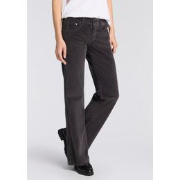 Herrlicher Damen Cordhose &raquo;Edna Cord Stretch&laquo; im Flared Fit schwarz 33, L&auml;nge 34