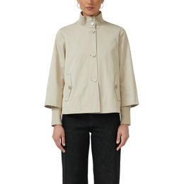 s.Oliver BLACK LABEL Damen s.Oliver BLACK LABEL Kurzjacke ohne Kapuze mit Stehkragen und Knopfleise 36